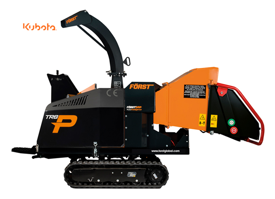 FORST TRACKED BIO SHREDDER KUBOTA PETROL 57HP | Millasur | Maquinaria y ...